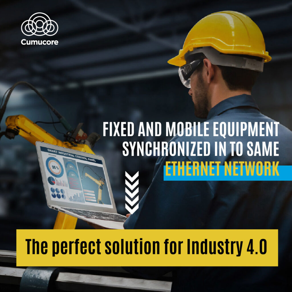 Replace ethernet cables with a 5g mobile network - Cumucore